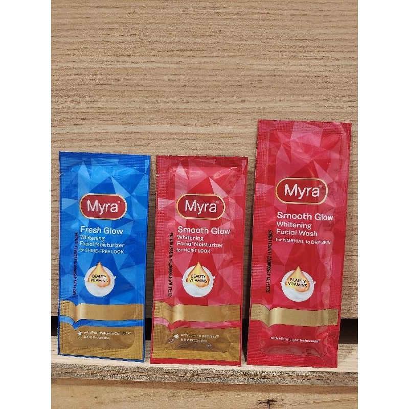 MYRA Facial Moisturizer and facial wash sachet | 蝦皮購物