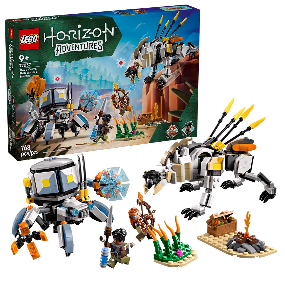 LEGO樂高 77037 Horizon 地平線系列 2503 - 亞蘿伊和華爾大戰殼行者與鋸齒獸 | 蝦皮購物