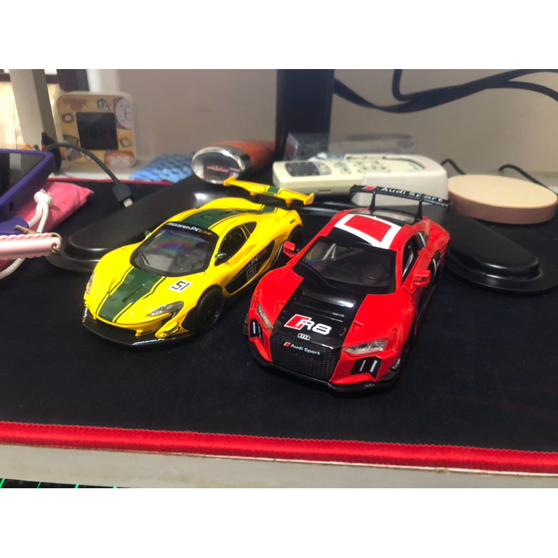 MSZ McLaren P1 GTR / AUDI LMS 1/32合金模型車 | 蝦皮購物