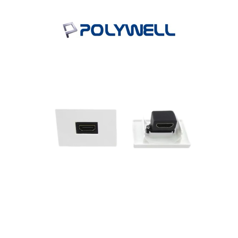 【POLYWELL】資訊盒面板 HDMI模組 90度 HDMI插座 資訊插座 影音訊號插座 插座 模組插座 Leo 里歐 | 蝦皮購物