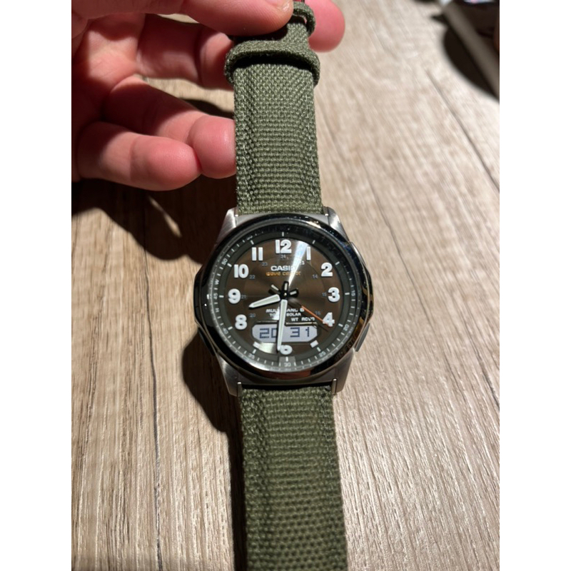 二手 CASIO 卡西歐 世界六局電波太陽能腕錶 WVA-M630B-3AJF 太陽能 自動校時 | 蝦皮購物