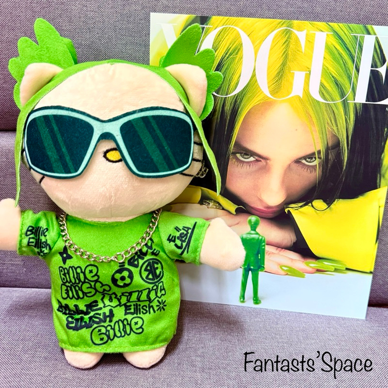 F•L🚀(現貨+送🎁) Billie Eilish x Hello Kitty 造型玩偶 | 蝦皮購物