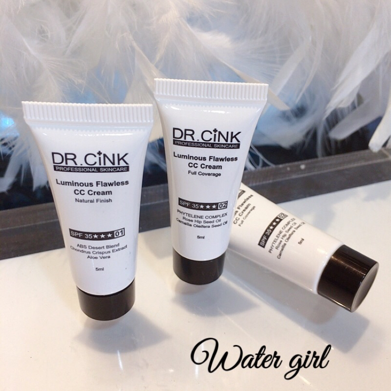 Dr.CINK 達特聖克 極透光柔焦防護CC霜5ml 色號 #01自然款、 #02遮瑕款 | 蝦皮購物