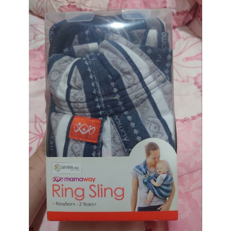 媽媽餵背巾（9成9新）盒在 Mamaway 說明書也都在 | 蝦皮購物