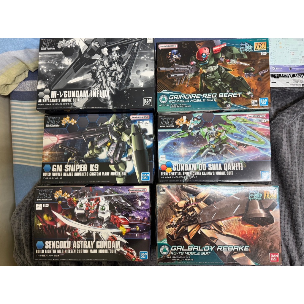 HGBF 鋼彈創鬥者 狙擊型吉姆 GM K9 西亞 量子00Q 黑海牛 influx 紅扁帽格利摩亞 戰國異端 卡爾巴迪 | 蝦皮購物