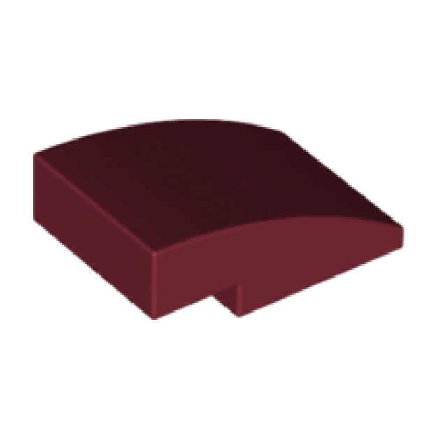 COOLPON｜這是樂高®LEGO®的正版零件 Curved 3x2 斜面磚 弧形磚 6264031 24309 深紅 | 蝦皮購物