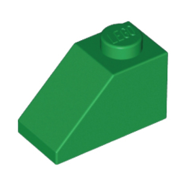 COOLPON｜這是樂高®LEGO®的正版零件 Brick 2x1 45度 斜面磚 3040 6270 35281 綠色 | 蝦皮購物