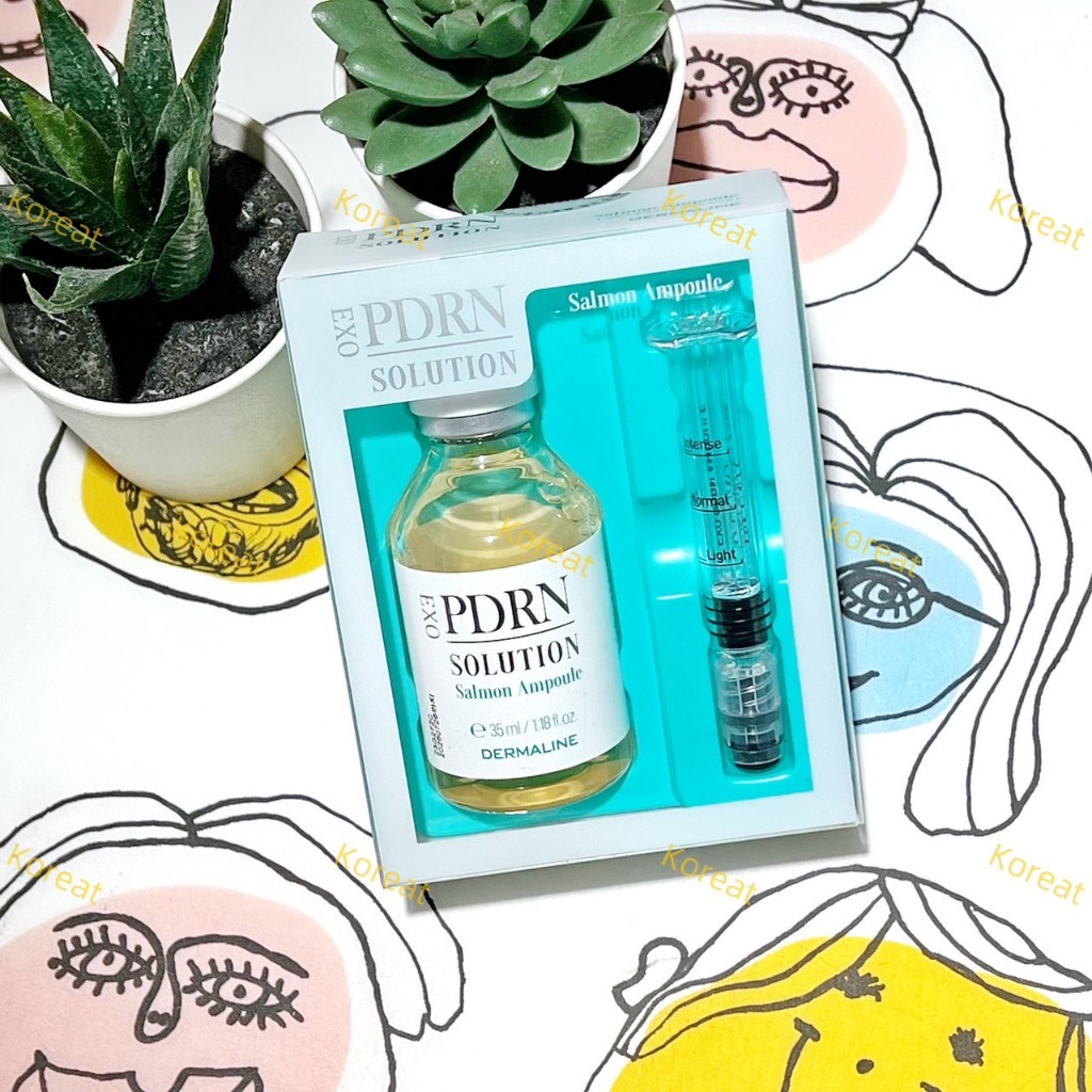 韓國醫美級品牌Dermaline EXO PDRN 鮭魚 積雪草外泌體三文魚精華 35ml | 蝦皮購物