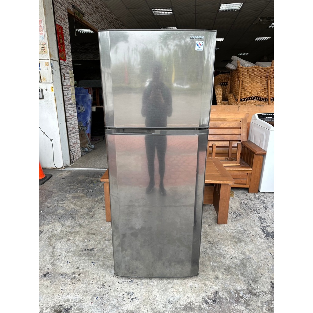 香榭二手家具*SHARP夏普 310公升一級能效 變頻電冰箱-型號:SJ-310T-S -雙門冰箱-中古冰箱-家用冰箱 | 蝦皮購物