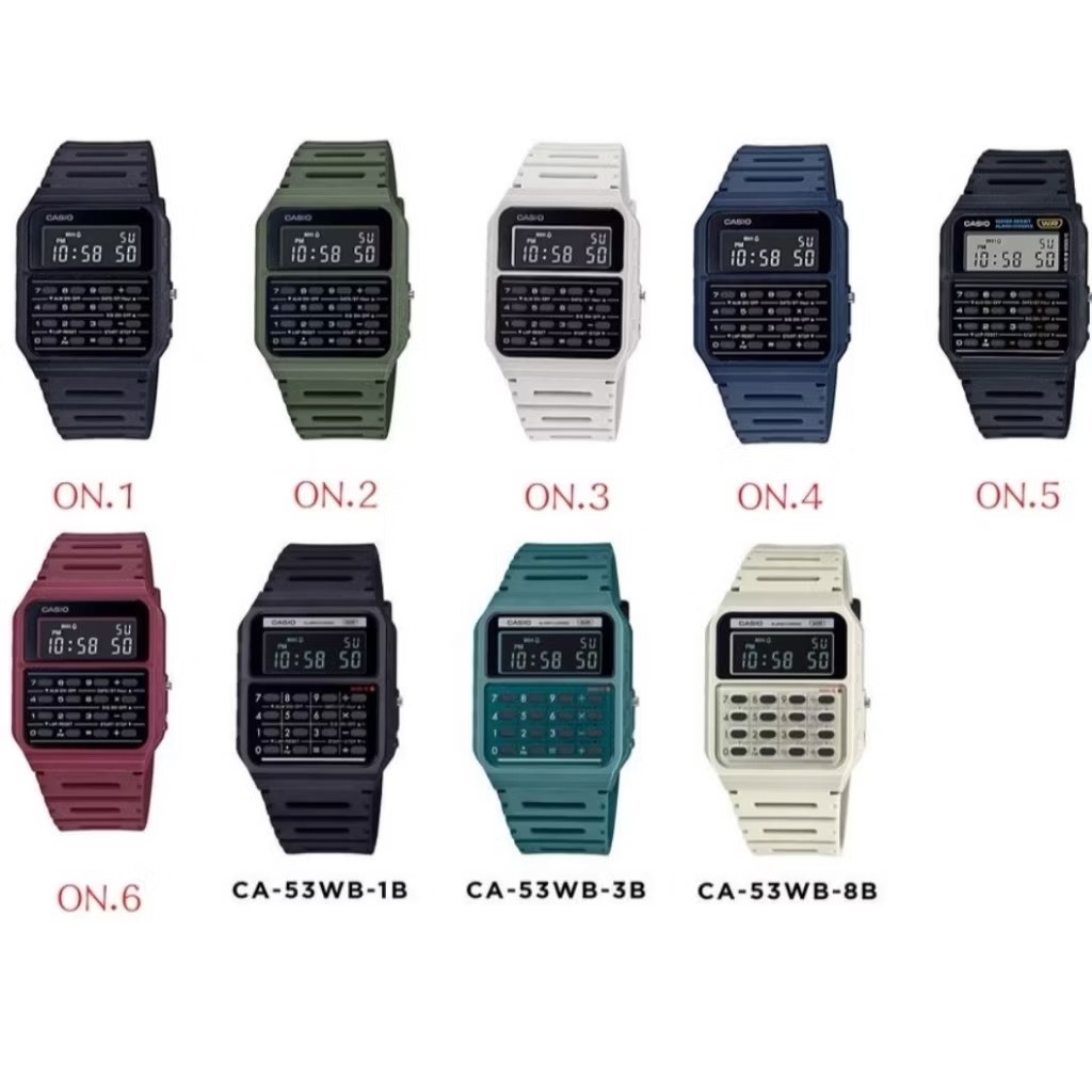 【天龜】CASIO歷久不衰熱銷錶款計算機功能CA-53WF-3B CA-53W-1 CA-53WB-1B | 蝦皮購物