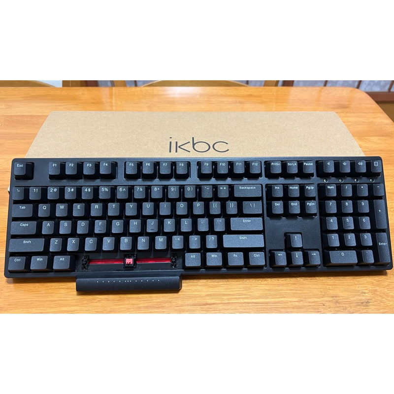 （已絕版，全新鍵帽）ikbc Typeman W210 黑色 靜音紅軸 2.4G 機械式鍵盤108鍵 英文鍵帽 | 蝦皮購物