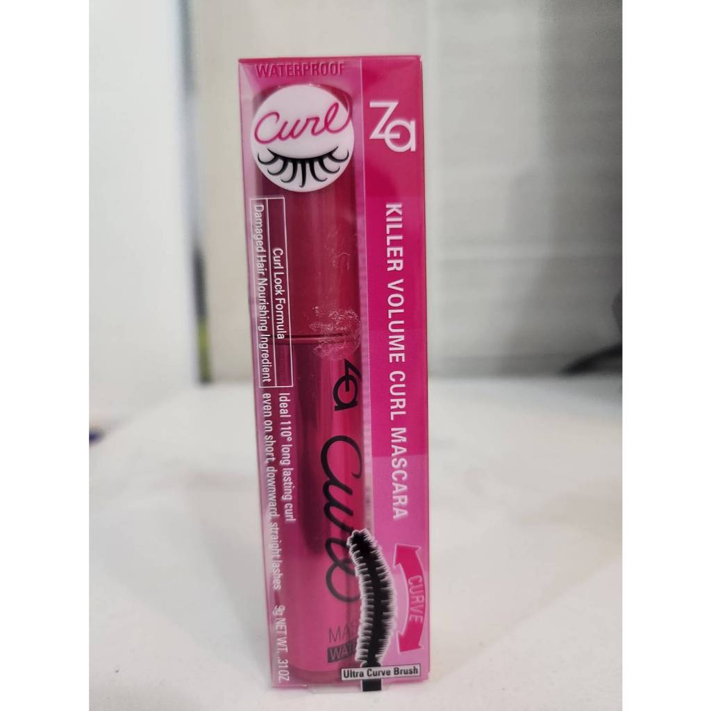 Za 新魔睫絕對捲翹睫毛膏-BK999 Real Black ZA 捲翹 防水 | 蝦皮購物