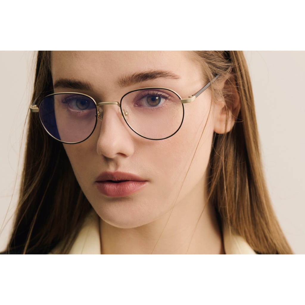 CARIN LENNON R+ C1_黑 金 #NewJeans同款 眼鏡 韓國 韓劇 韓星 墨鏡 素顏眼鏡 濾鏡 韓系 | 蝦皮購物