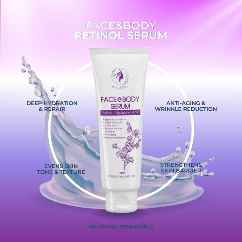 Ms.Tsung face & Body Retinol serum (100ml) | 蝦皮購物