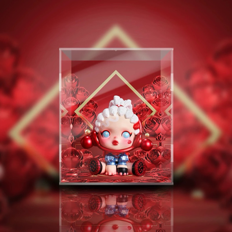 《Yao 挖寶趣》 泡泡瑪特 PVC GK 黏土人 黏土娃 盒玩 食玩 雕像 燈光 階梯 尺寸客製化 展示盒23 | 蝦皮購物