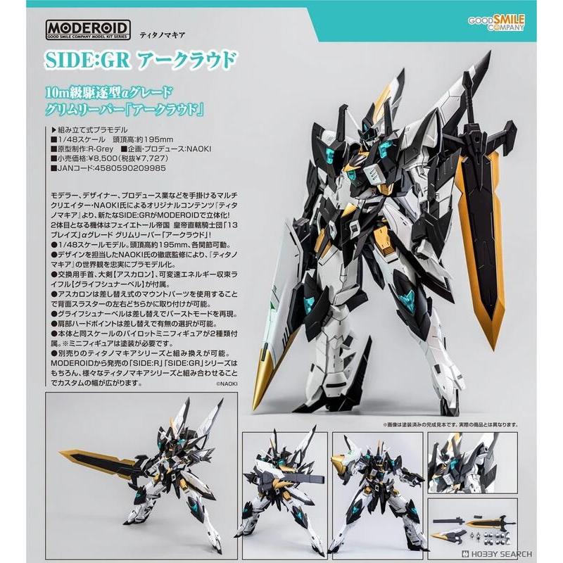 【X-Fun】已結單＃預購 代理正版 GSC MODEROID SIDE:GR Arklaud 組裝模型 | 蝦皮購物