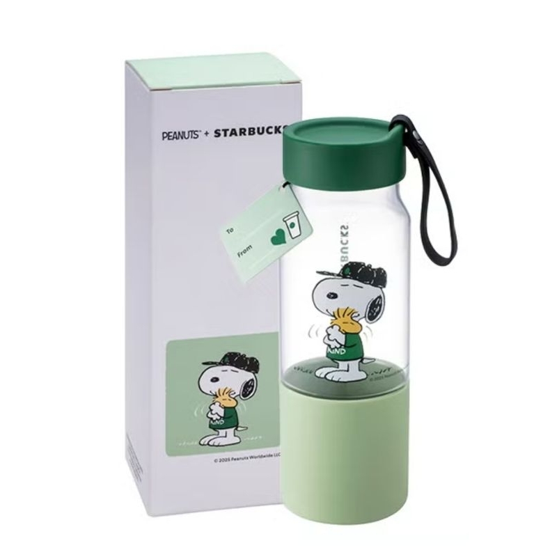星巴克 PEANUTS友愛冷水壺 480ml 史努比 snoopy 聯名 | 蝦皮購物