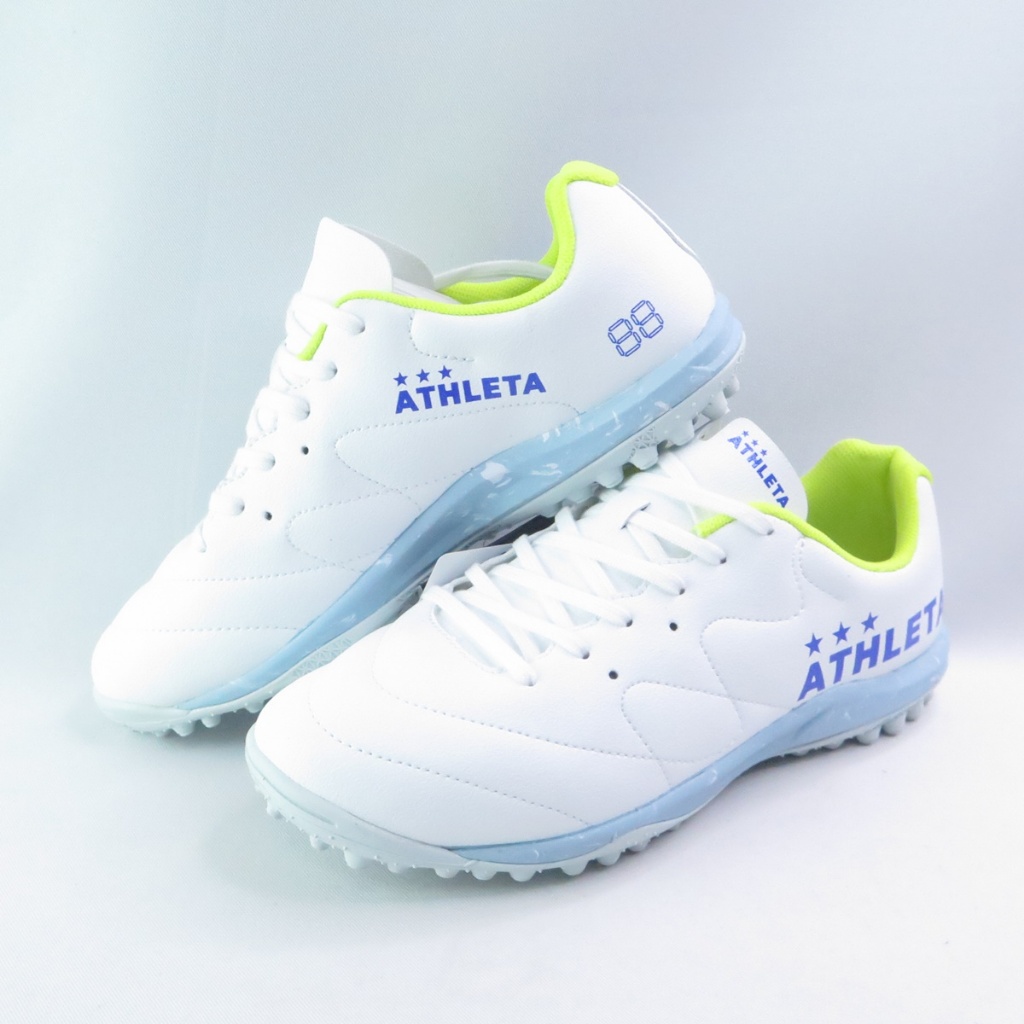ATHLETA 12014JWHTMB Gene MT 中大童 足球鞋 碎釘鞋 合成皮 白 | 蝦皮購物