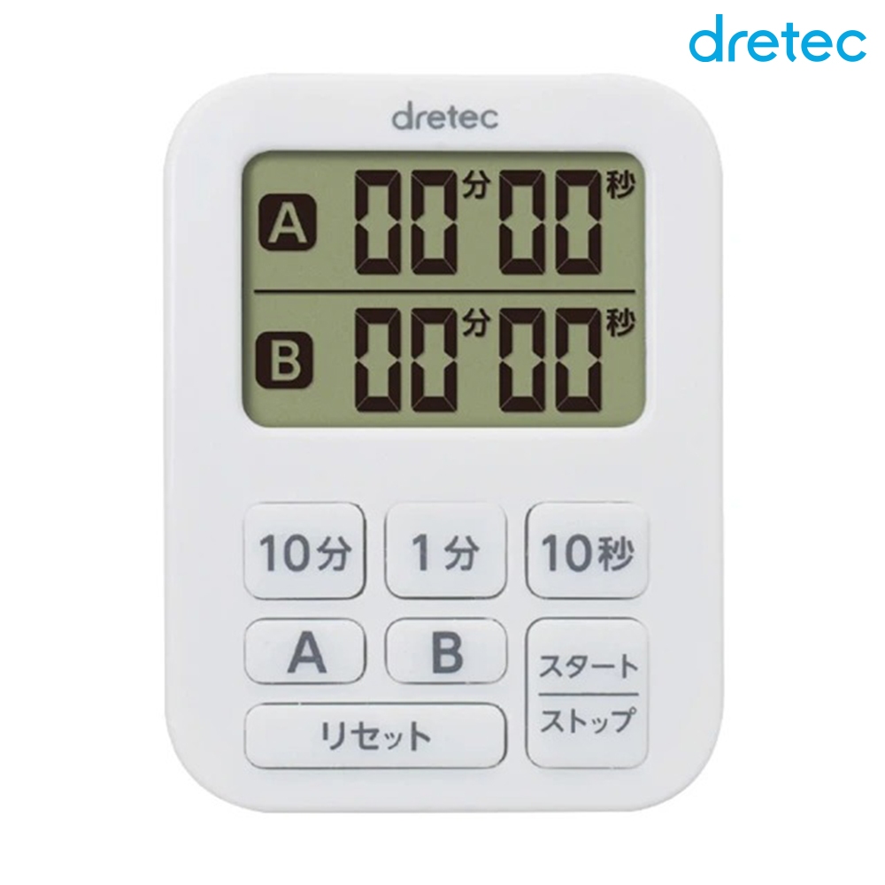 日本 ドリテック Dretec 迷你薄型雙計時器 T-548 / 防潑水雙計時器 T-618 料理 讀書 | 蝦皮購物