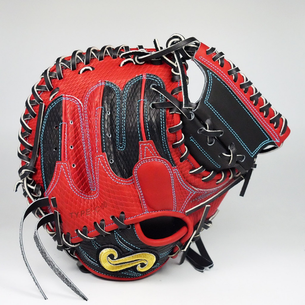 [阿豆物流] 日本製 KANAME 要 TYPE-C100 ORDER 特殊蛇紋皮革 訂製版 硬式捕手手套 棒球手套捕套 | 蝦皮購物