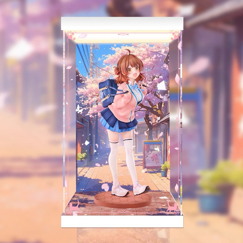 《Yao 挖寶趣》 泡泡瑪特 PVC GK 黏土人 黏土娃 盒玩 食玩 雕像 燈光 階梯 尺寸客製化 展示盒113 | 蝦皮購物