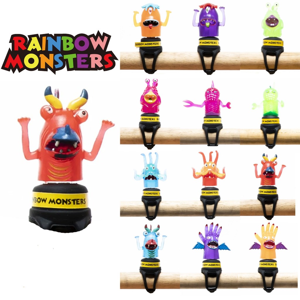 ｜松果商號｜新角色登場！日本RAINBOW MONSTERS bicycle lights怪獸裝飾燈手把燈 | 蝦皮購物