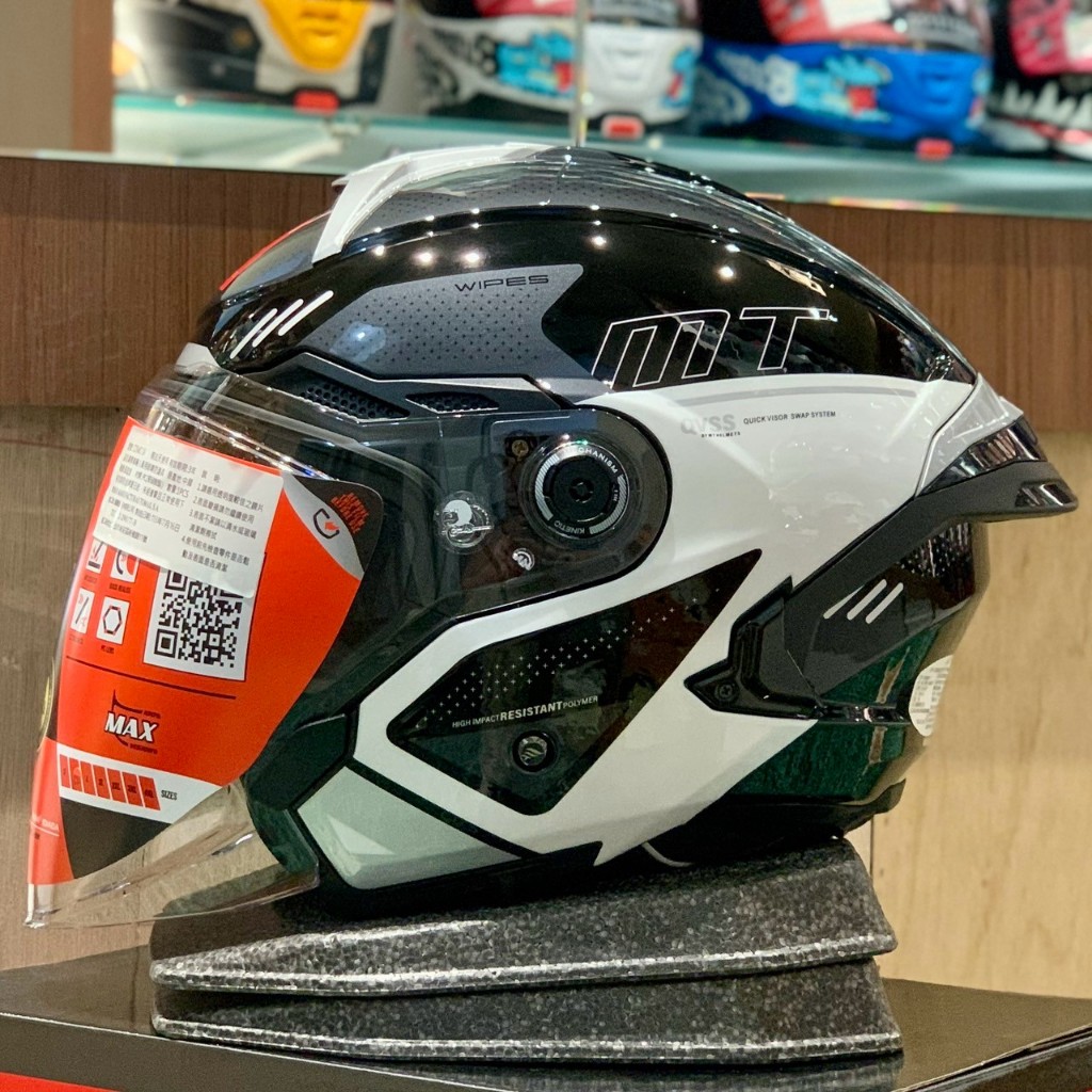 『新兄弟帽店』實體店面 免運現貨 西班牙 MT COSMO SV 星際 #灰黑白消逝 內墨片 3/4半罩安全帽 公司貨 | 蝦皮購物