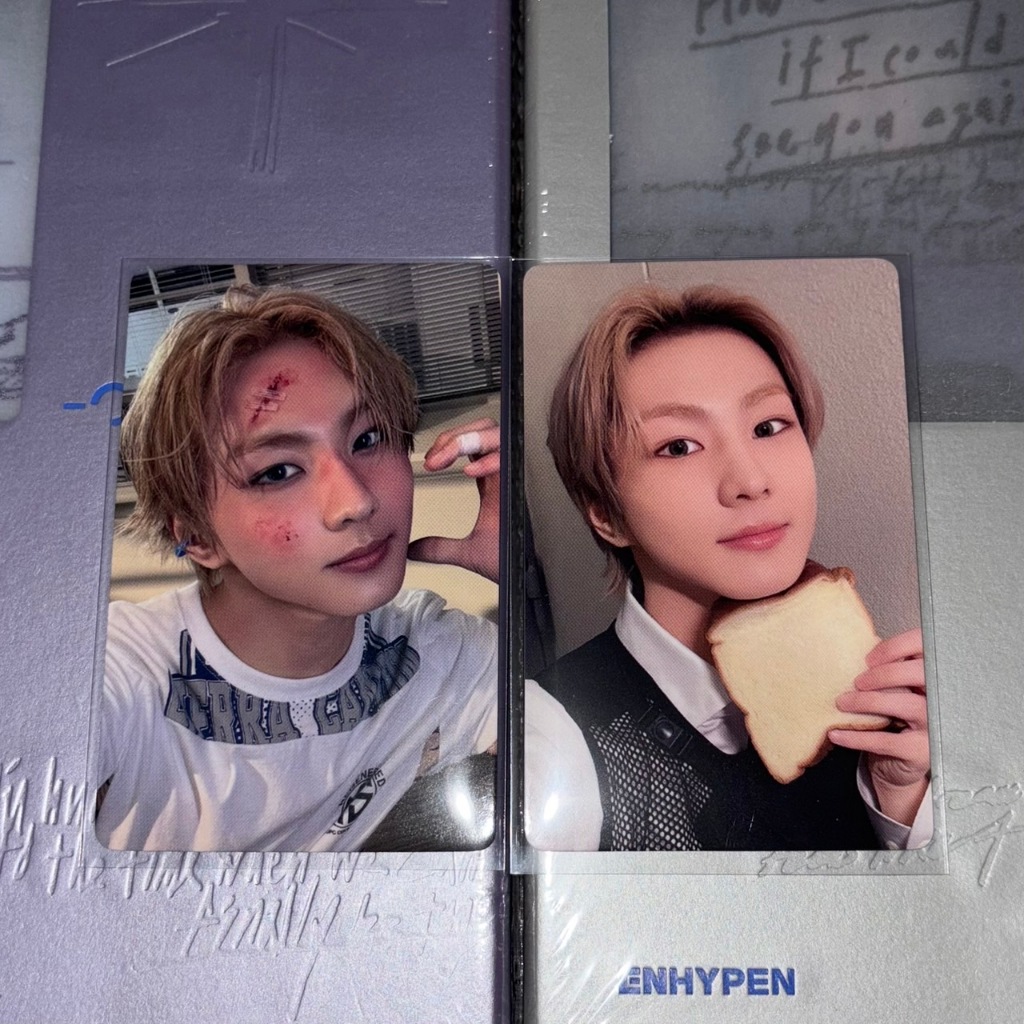 一直娛 yzy1.0特典 禎元ENHYPEN 吐司 幸運 中文卡背 小卡 UNTOLD daydream正規二後續專輯 | 蝦皮購物