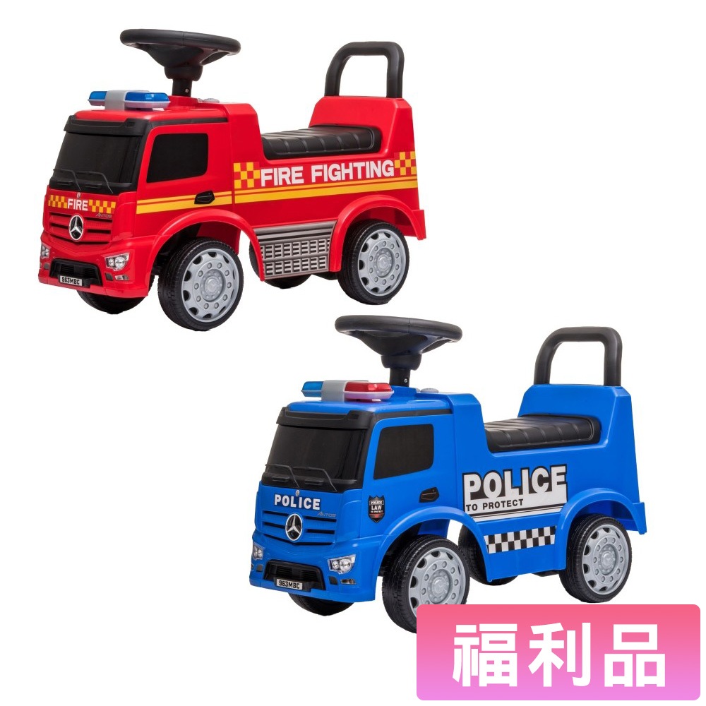 親親CCTOY 福利品~原廠授權 賓士消防車、警車學步車 RT-657 滑步車 嚕嚕車 原價$2400 | 蝦皮購物