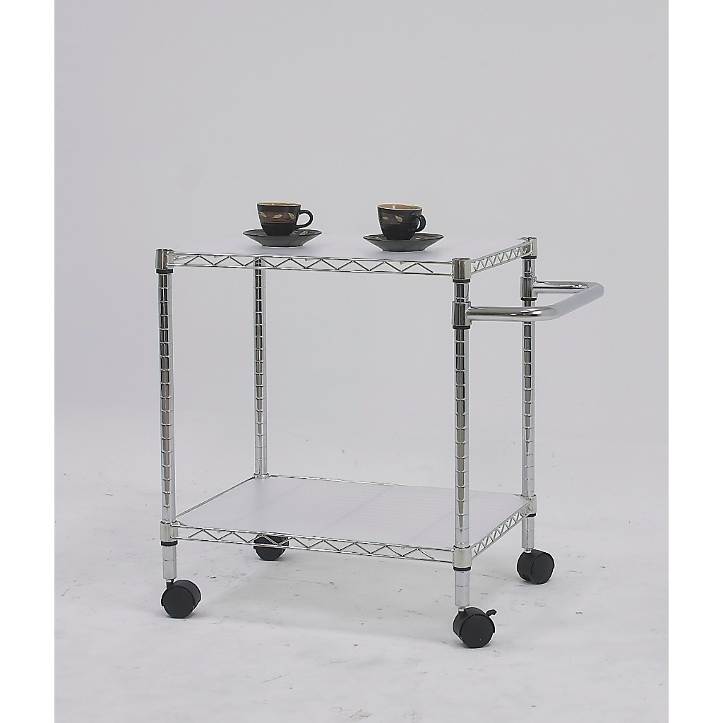 加寬大推車W90*D60*含輪高80公分雙層茶車附把手~餐推車~收納推車~超大推車 | 蝦皮購物