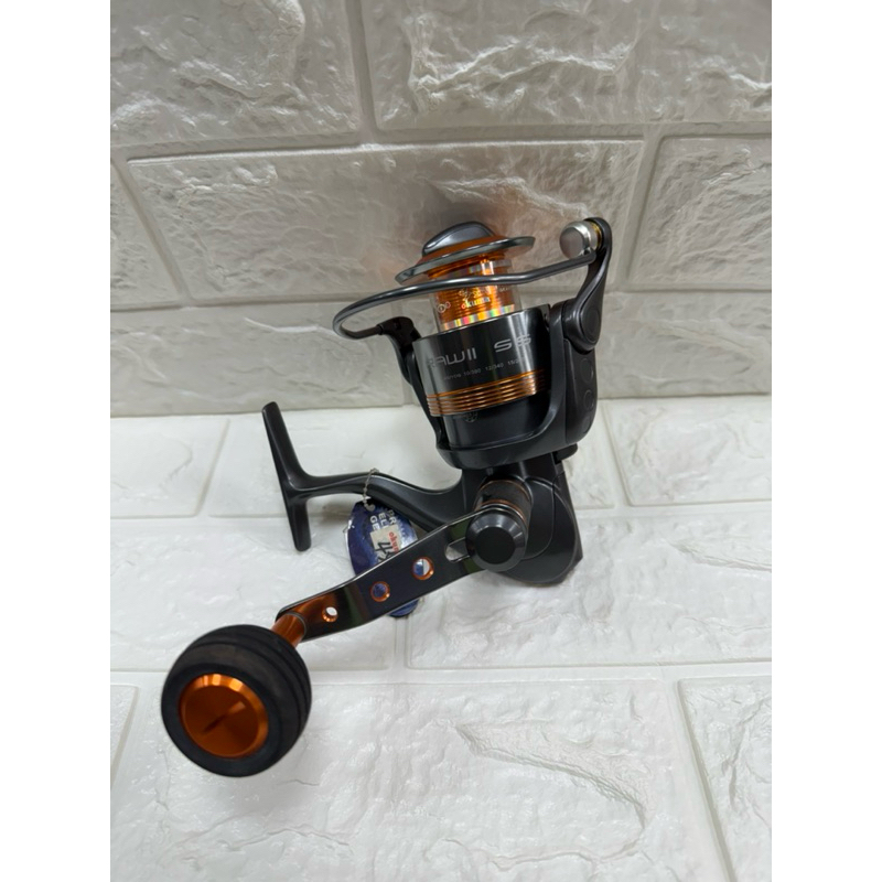龍興釣具用品直播🐉特價出清 展示品無盒裝，OKUMA RAW II 相撲 8培林 80型鋁合金捲線器，原價4500元 | 蝦皮購物