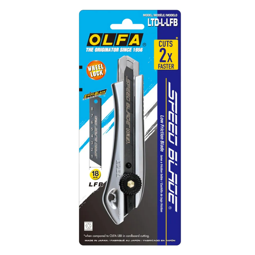 【圓融文具小妹】OLFA 極致美學 LTD-L-LFB 高品質 大型 美工刀 #400 | 蝦皮購物