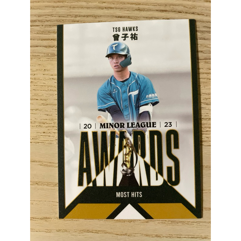 曾子祐 安打王 中華職棒34年 特卡 年度獎項卡 安打王 CPBL 2024 台鋼雄鷹 | 蝦皮購物