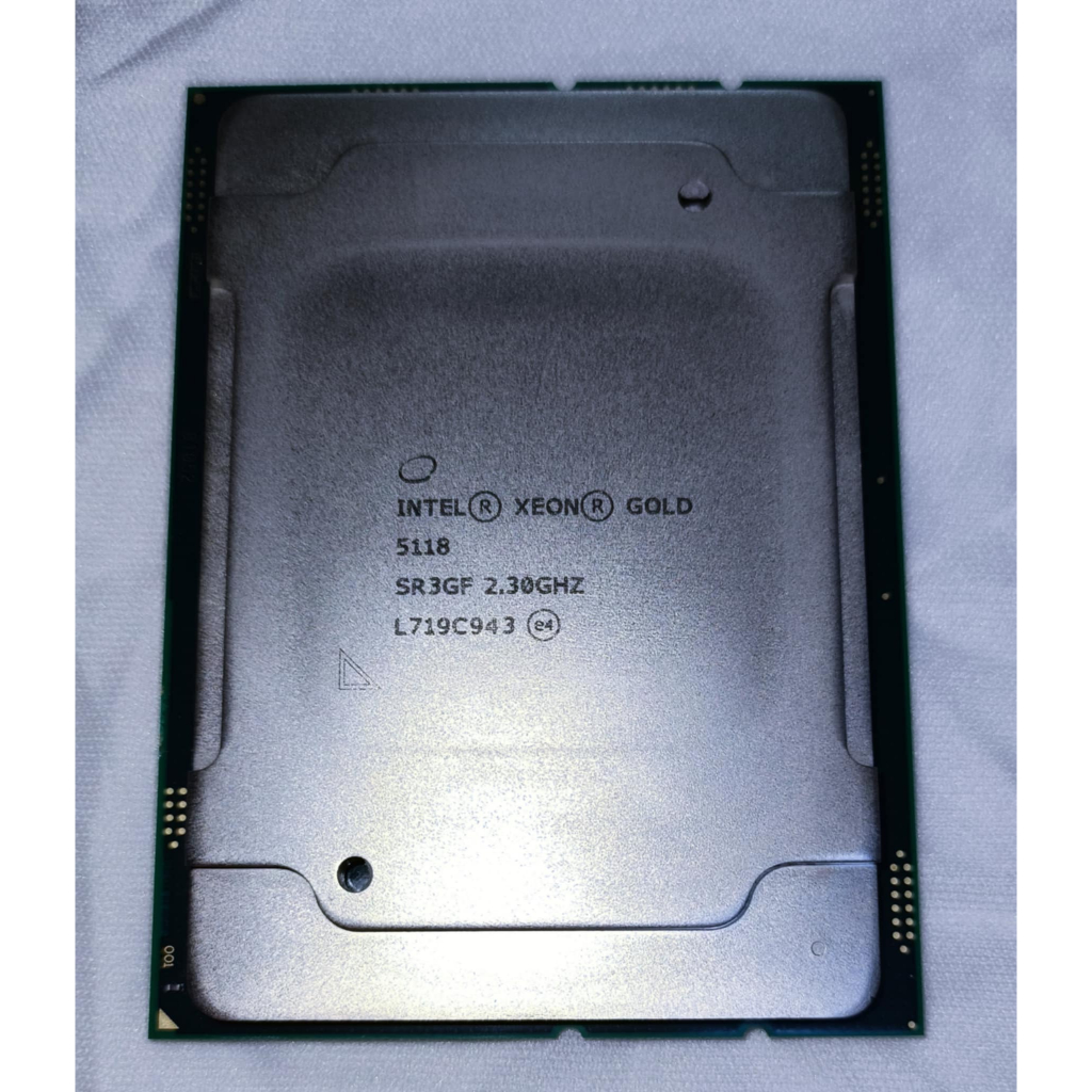 Intel Xeon 黃金級 5118 處理器 LGA3647，Intel Xeon Gold 5118 | 蝦皮購物