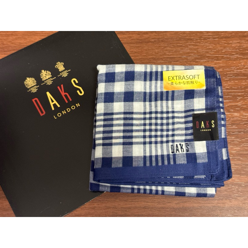 DAKS 達克 大型手帕 48*48 全新 純棉 日本製 | 蝦皮購物