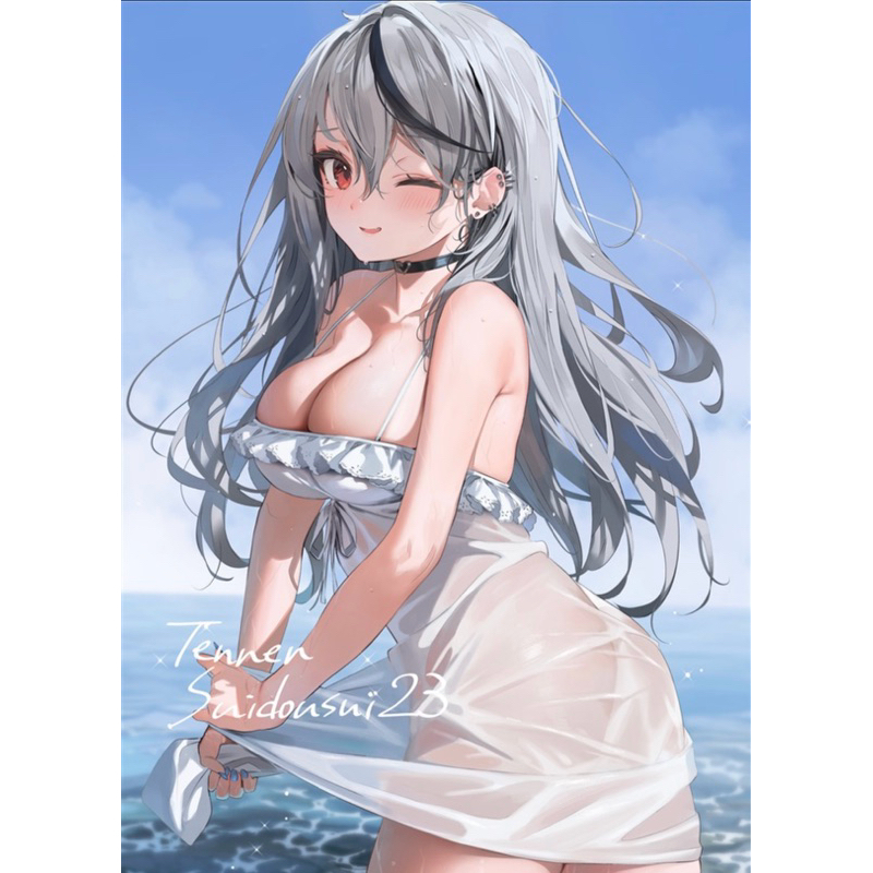 現貨 Hololive 沙花叉克羅耶 親爸繪師パセリ C105 畫冊 同人誌 TennenSuidousui23 | 蝦皮購物