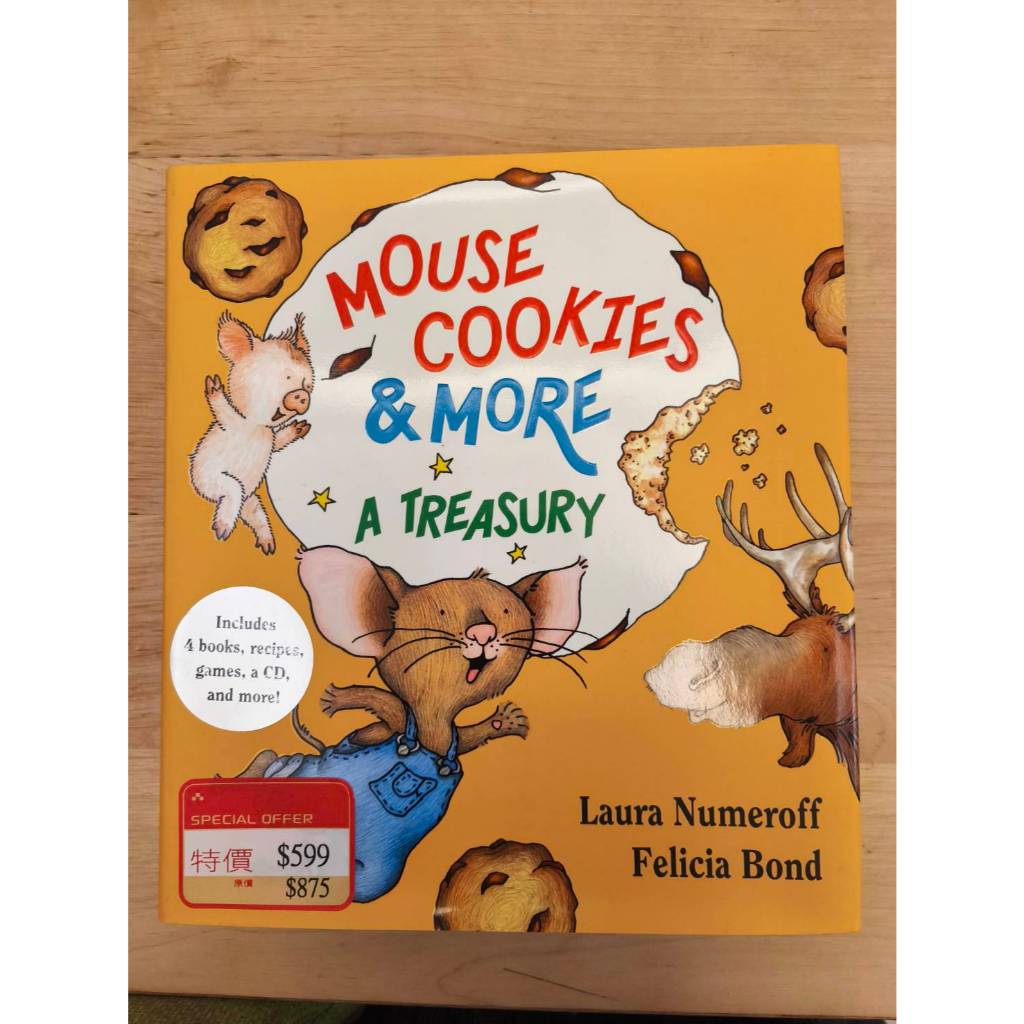 【近全新】Mouse Cookies & More: A Treasury (w/CD) 廖彩杏有聲書單(含CD) | 蝦皮購物