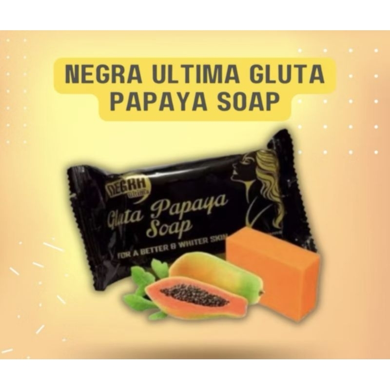 Negra Ultima Gluta PAPAYA soap( 6pcs) | 蝦皮購物