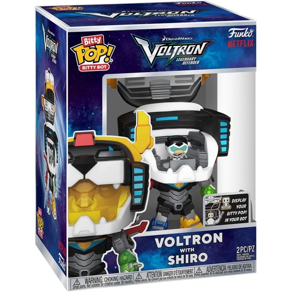 ☆勳寶玩具舖【現貨】代理版 FUNKO Bitty POP 機甲合體：百獸王五獅王 Voltron with Shiro | 蝦皮購物