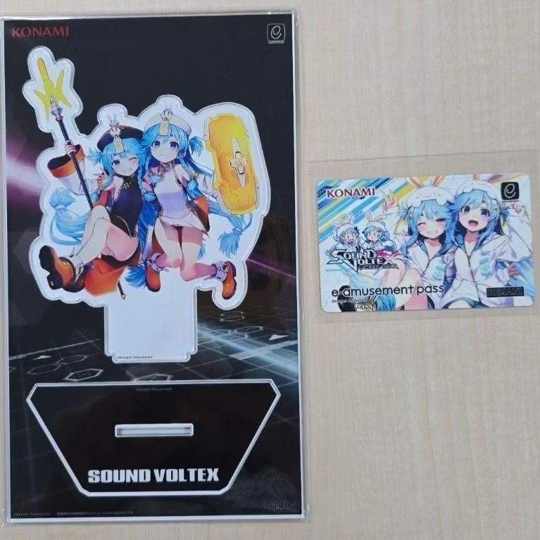KONAMI SDVX 雙子 立牌 e-pass 三社卡 SOUND VOLTEX EXCEE | 蝦皮購物