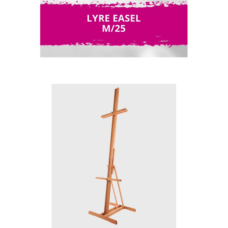 MABEF M25 LYRE EASEL M/25 義大利製造 輕便型展示畫架 可垂直 可水平 油畫 水彩 2用 | 蝦皮購物