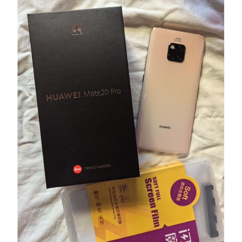 huawei華為mate20pro 8+256g櫻粉金/可用google | 蝦皮購物