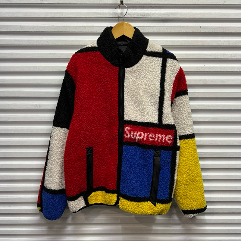 《OPMM》-[ Supreme ]Reversible Colorblocked Fleece Jacket | 蝦皮購物