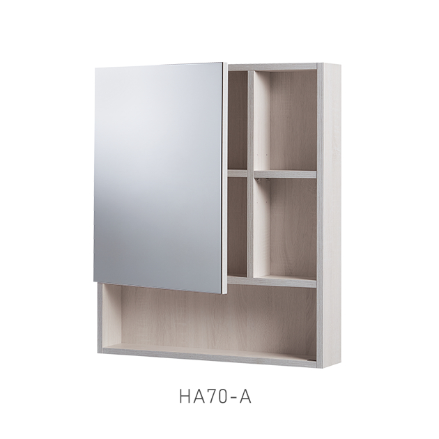 【原廠保固】聊聊再優惠! 京典衛浴 HA70-A HA70-B 雙門鏡面收納櫃 鏡櫃+開放櫃 免運 | 蝦皮購物
