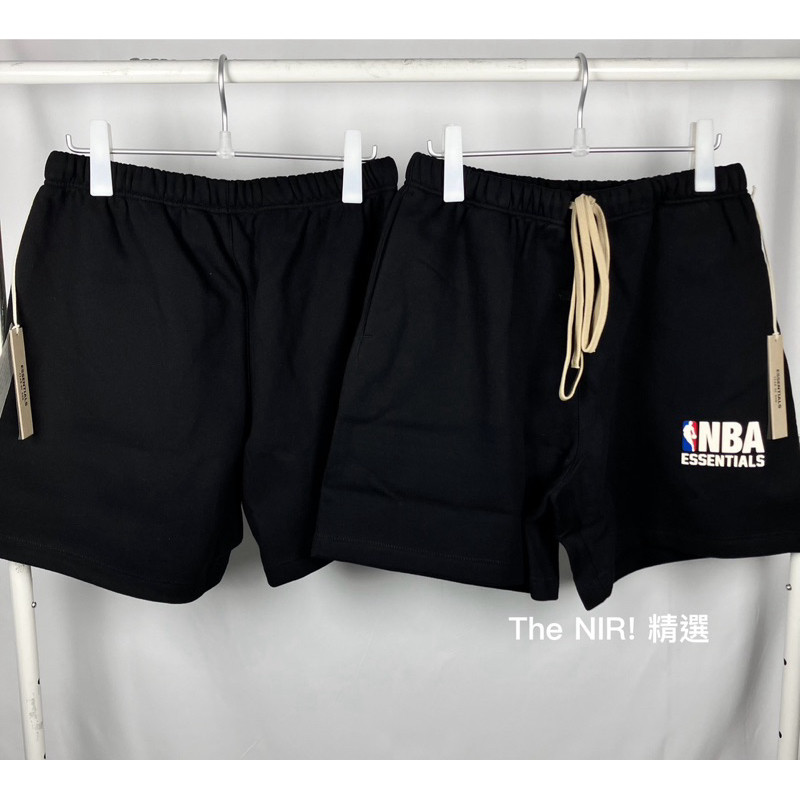 [The NIR! 精選] NBA x FOG Essentials 聯名 黑 棉短褲 | 蝦皮購物
