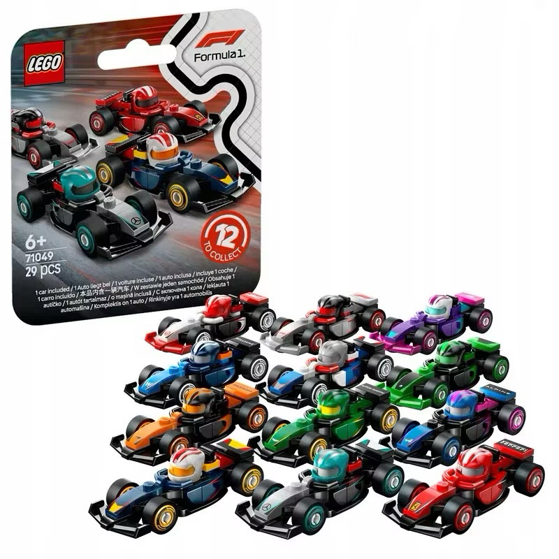 《蘇大樂高》LEGO 71049 F1 收藏賽車 人偶包系列(全新) 一次下單12個 12種不同未拆封寄出 | 蝦皮購物