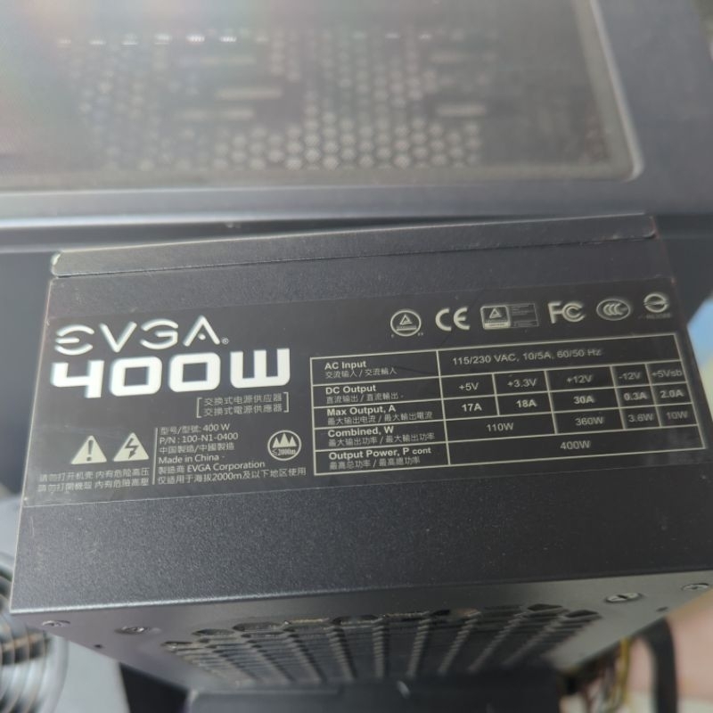 中古電源EVGA 400W/550W電源供應器 | 蝦皮購物