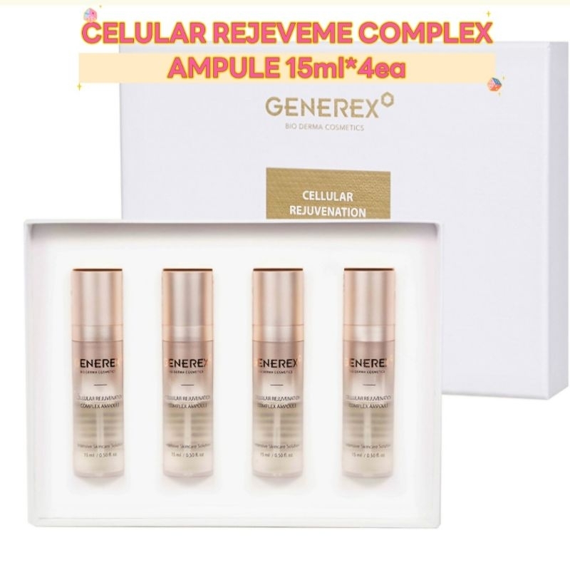 現貨 韓國generex 一盒(15ml×4支)安瓶 , 可拆售1支15ml 正貨代購 | 蝦皮購物