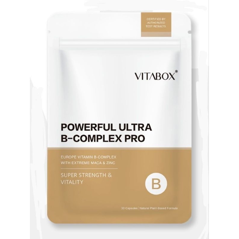 【威猛專科】歐洲天然酵母維生素B群+2000%頂級黑瑪卡+鋅酵母 VITABOX® | 蝦皮購物