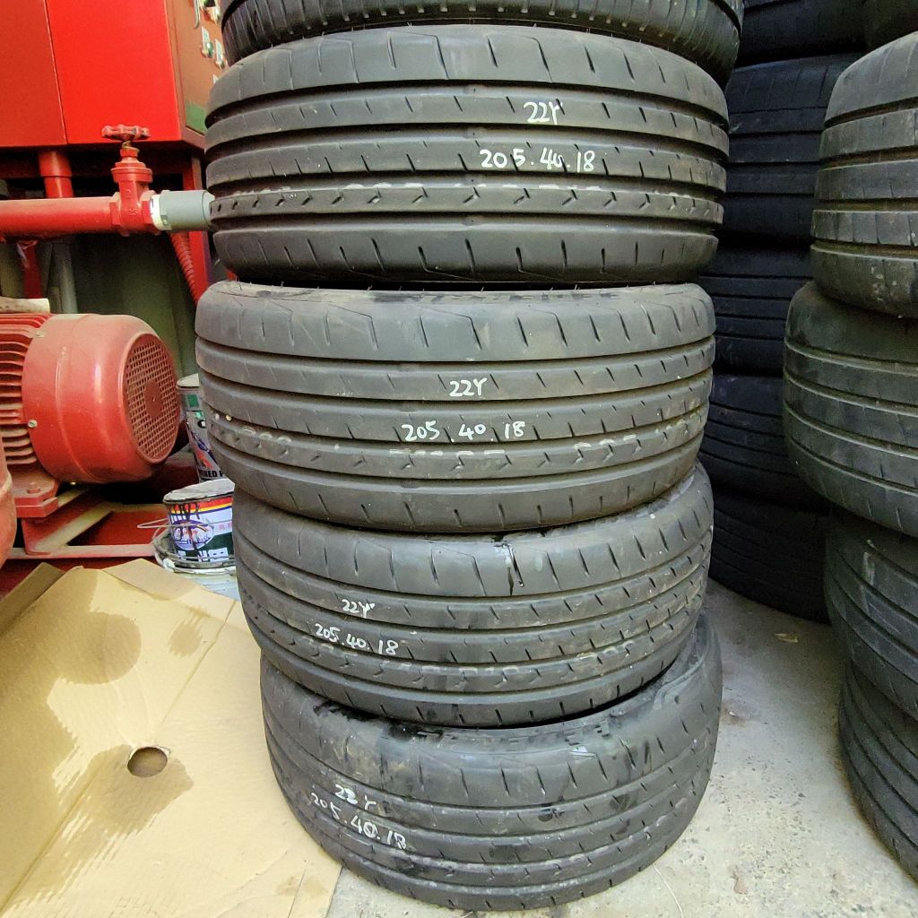 出清價 胎況很好 22年 205/40/18 飛德勒 飛達 FEDERAL ST-1 ST1 中古胎 有配合安裝工資另計 | 蝦皮購物